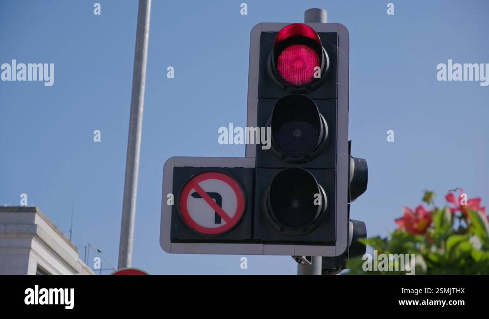 Amber traffic lights road Stock Videos & Footage - HD and 4K Video ...