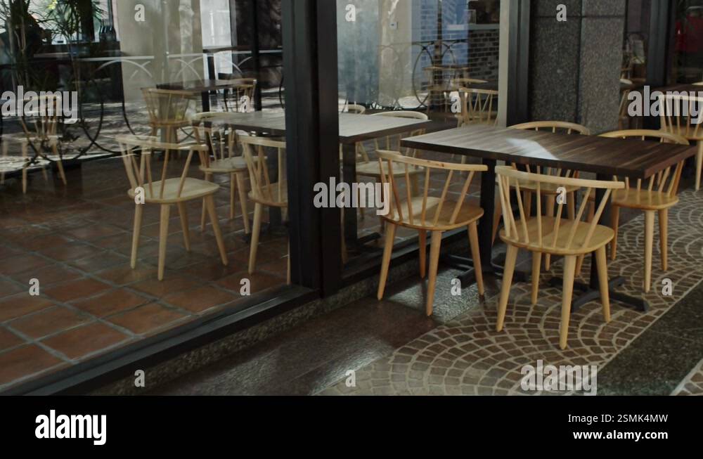 Walkthrough of Empty Restaurant with Indoor and Outdoor Seating | 4K ...