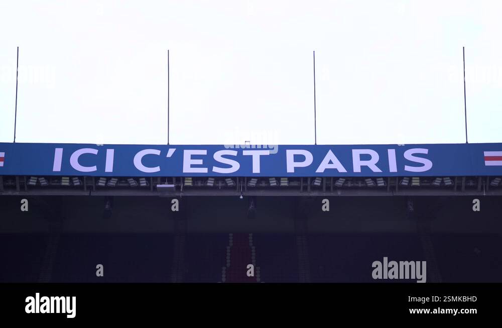 Paris, France - 07/01/2024: Ici c'est Paris sign or Here is Paris sign ...