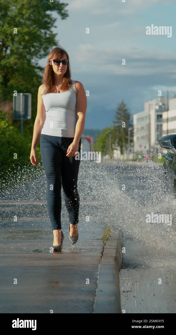 Car splash pedestrian Stock Videos & Footage - HD and 4K Video Clips ...