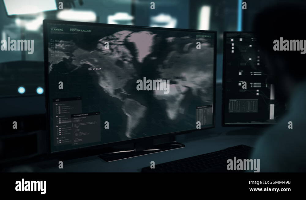 Advanced spy tech detecting the exact target signal position ...