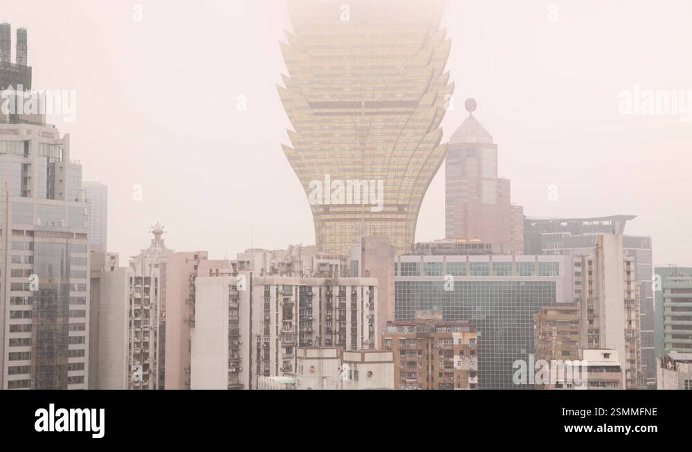 Macau skyline gray buildings Stock Videos & Footage - HD and 4K Video ...