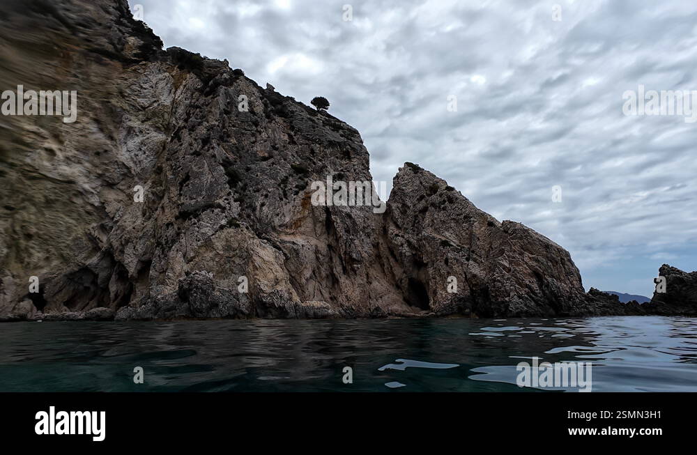 Sea caves rock cliffs wide Stock Videos & Footage - HD and 4K Video ...