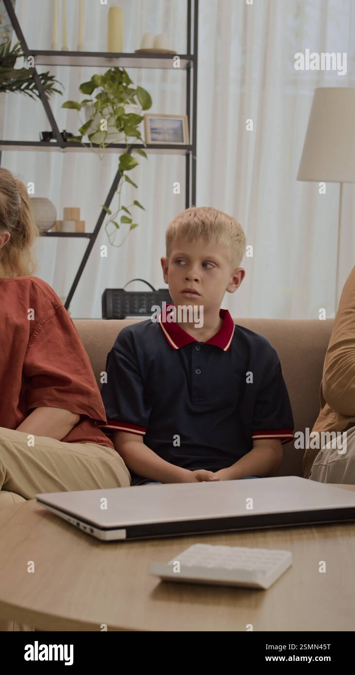 Boy sitting between parents Stock Videos & Footage - HD and 4K Video ...