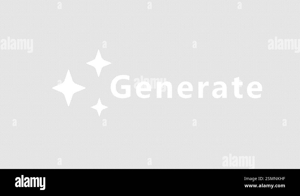 Generate AI icon Animation, AI stars icon,Artificial intelligence star ...