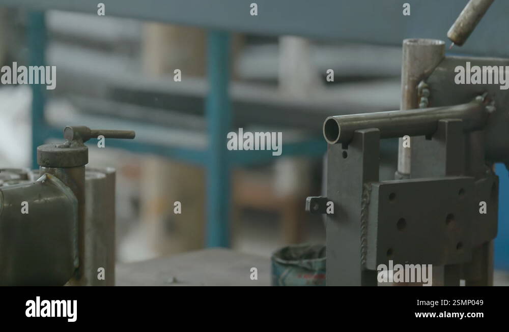 Industrial robot Robotic arms working automatically in smart autonomous ...