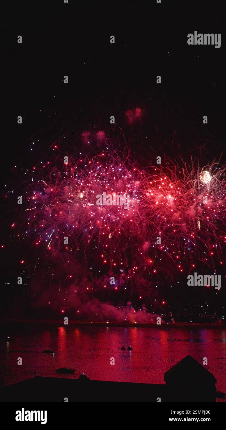 Fireworks Display, British Firework Championships in Plymouth, Devon ...