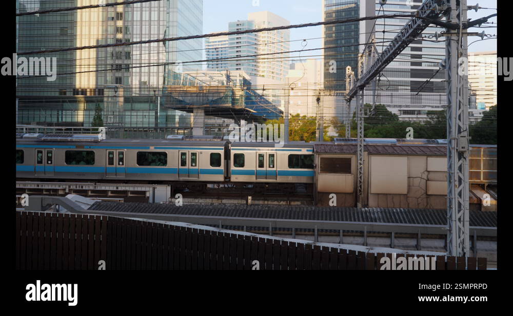 Tokyo Train Movement 5K Stock Video Footage - Alamy