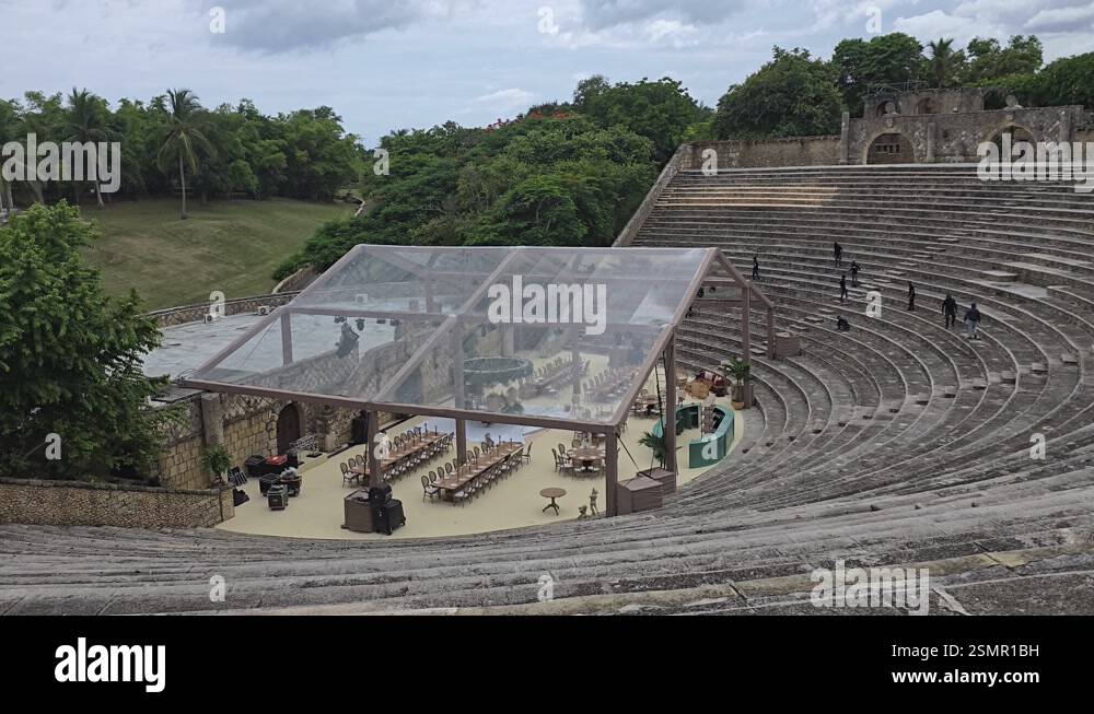 Amphitheater at Altos de Chavon in La Romana, Dominican Republic Stock ...