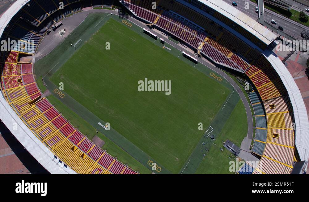 Bogota, Colombia - 08/16/2024: Drone Shot of El Campin Football Stadium ...