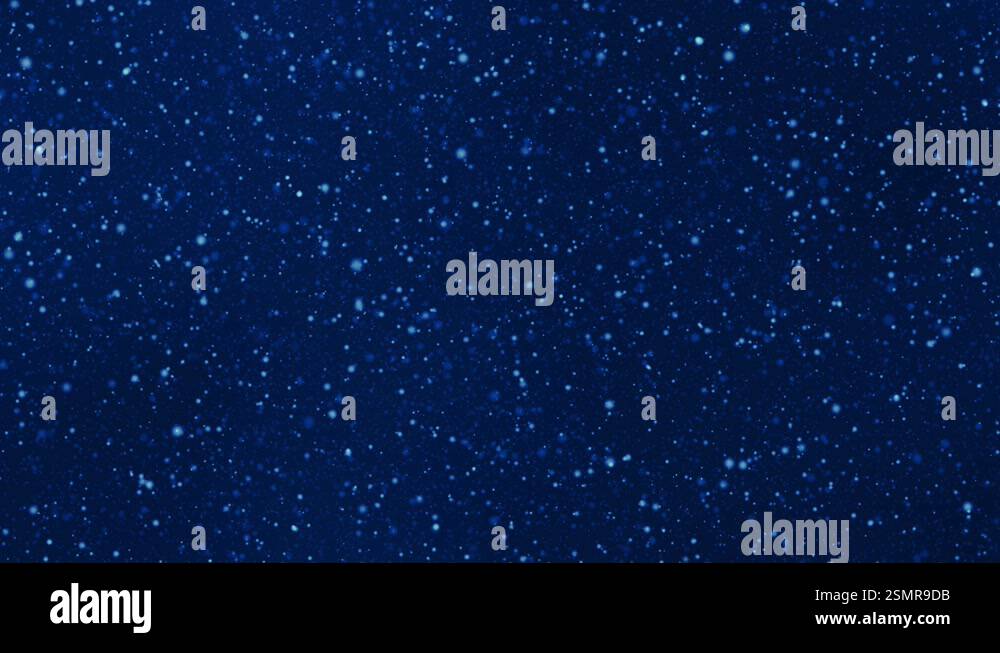 Defocused Abstract Blue Atmospheric Background with Floating LIghts and ...
