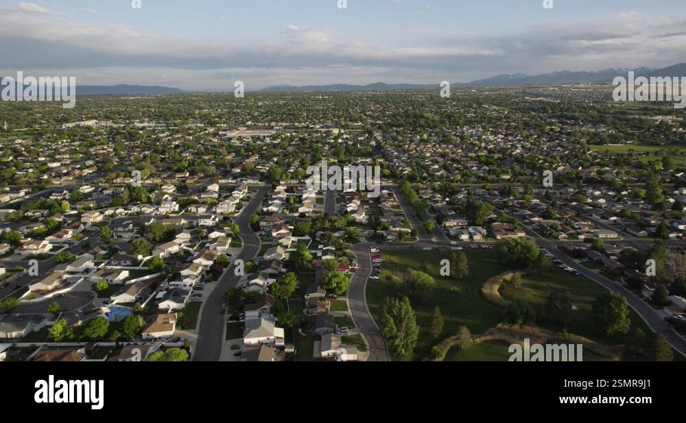 West Valley City Utah residential neighborhood with lots of trees ...