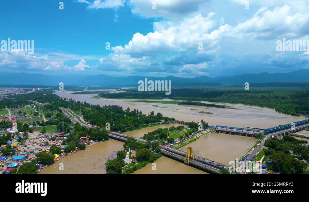 Haridwar Drone Video 4k HAR KI PAURI, Drone view of Har ki Pauri ...