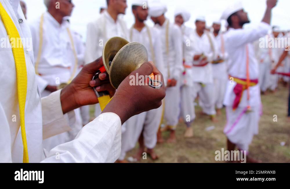 Dnyaneshwar Mauli Ringan, Pandharpur Wari, Maharashtra, India Stock ...