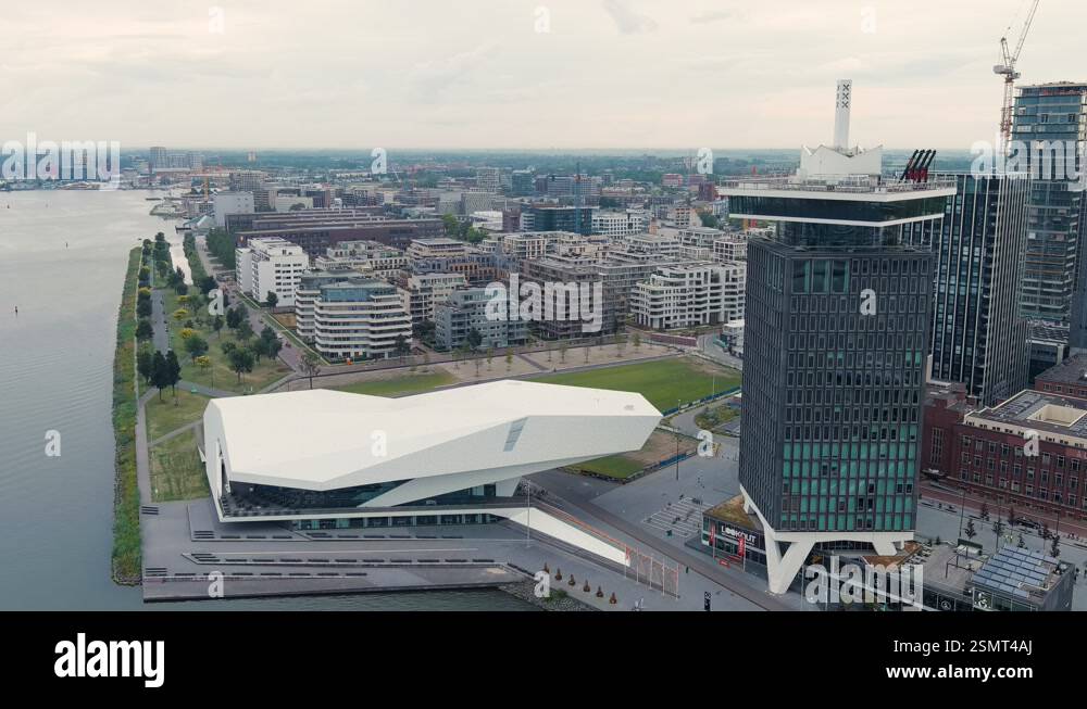 Amsterdam, Netherlands. ADAM Toren is the most fashionable tower in ...