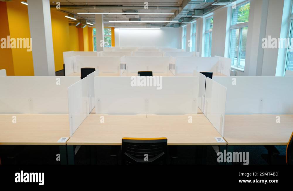 Coworking space static background, the interior of an office space ...