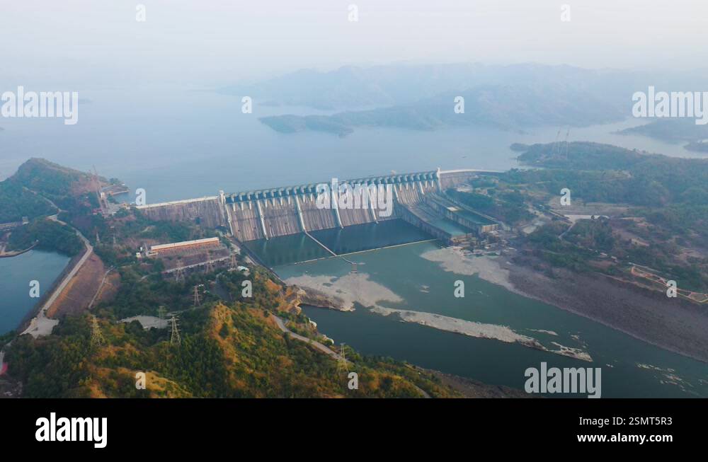 India Gujarat Kevadiya Statue of unity Aerial Stock Video Footage - Alamy