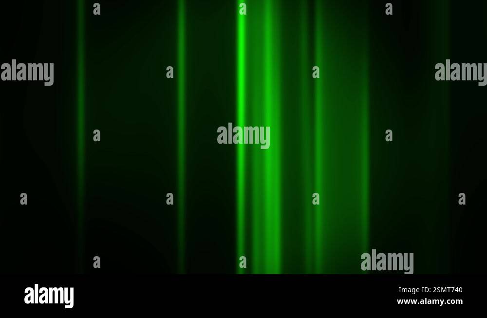 Visual effects, VFX, green aurora ethereal lines moving on black Stock ...