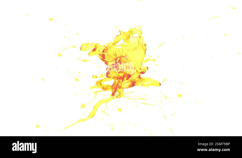 oil Splash, With Alpha Matte Stock Video Footage - Alamy