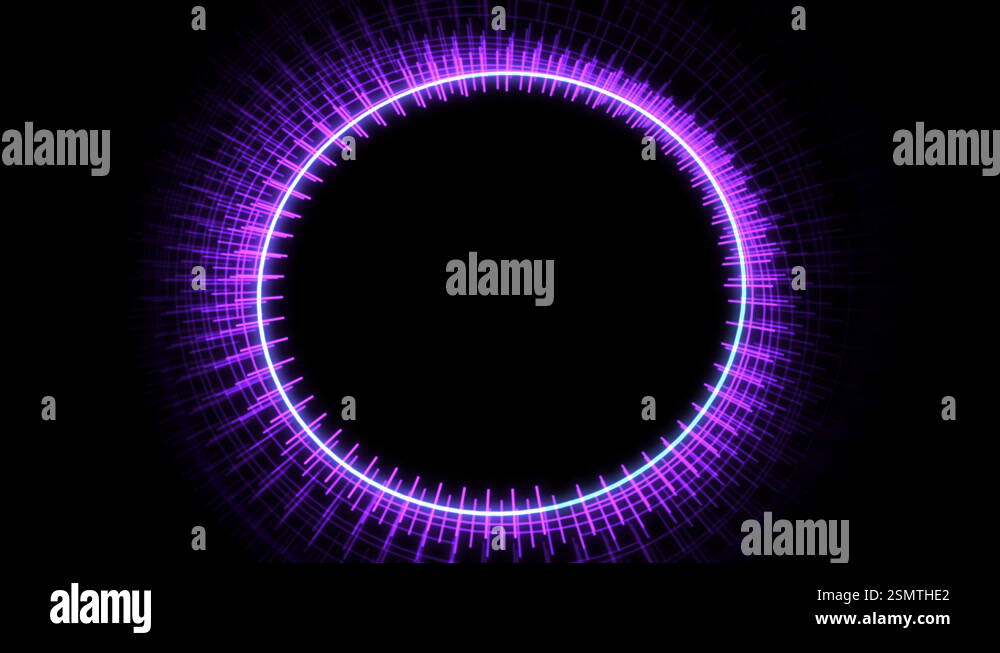 Circle Radial Patterns Purple Wobble S Animation Loop Stock Video ...