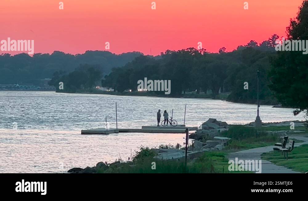 River view sunset figures Stock Videos & Footage - HD and 4K Video ...