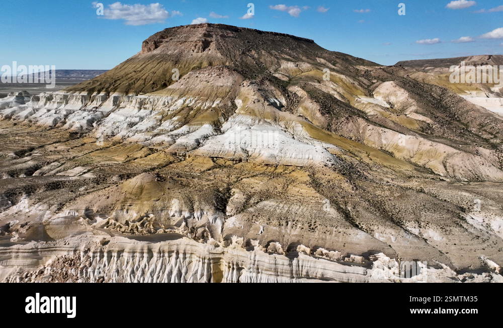 Whole hillsides bear deep gashes hundreds of meters wide Stock Video ...
