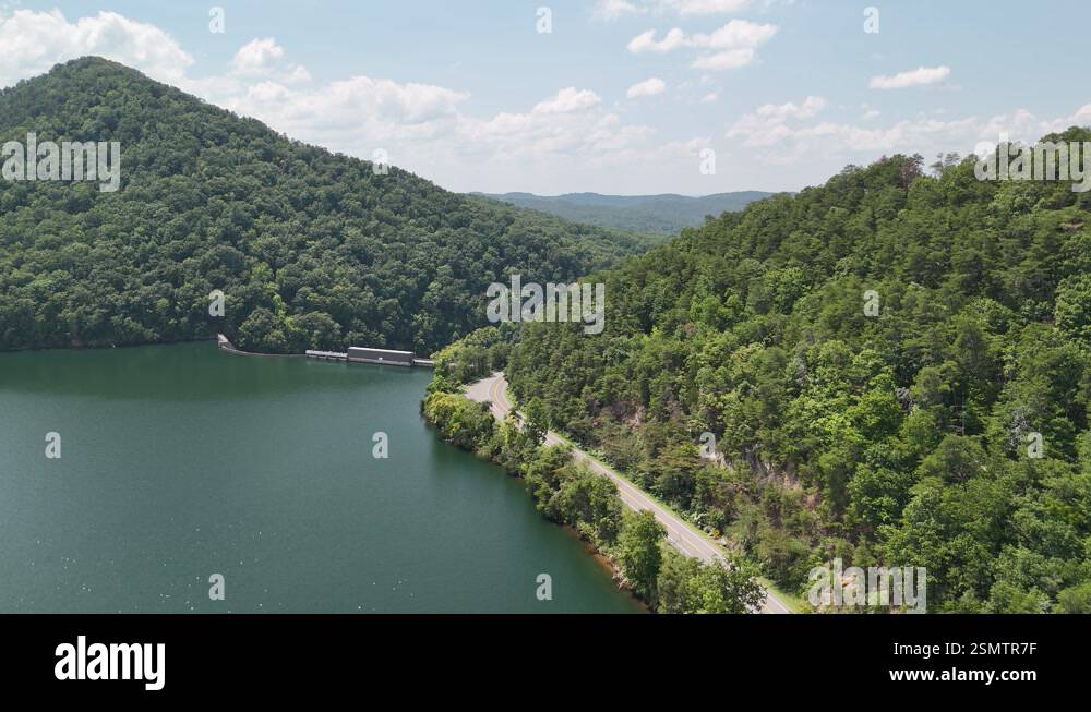 The Ocoee River Dam 1, also known as the Wilhelmina Dam, is a Stock ...