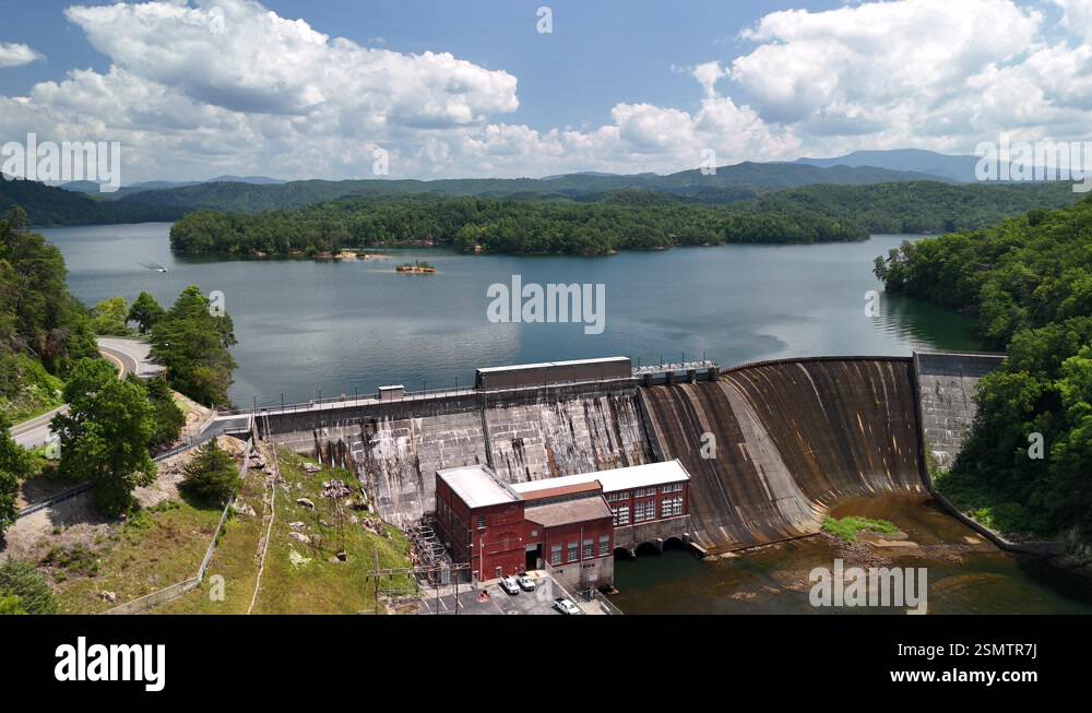 The Ocoee River Dam 1, also known as the Wilhelmina Dam, is a Stock ...