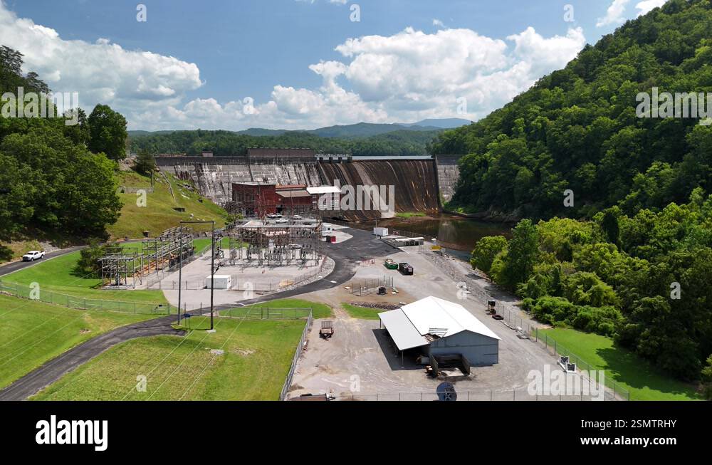 The Ocoee River Dam 1, also known as the Wilhelmina Dam, is a Stock ...
