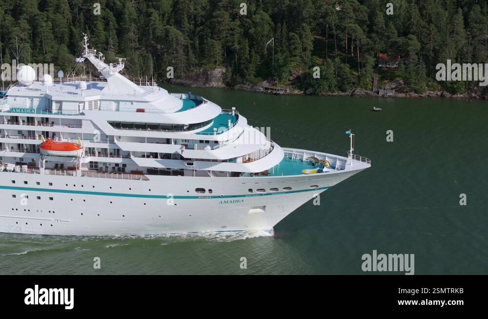 Turku, Finland - 07/08/2024: Phoenix Reisen cruise ship AMADEA sailing ...