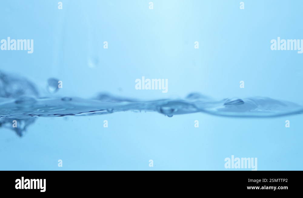 Water Droplet Falling in Slow Motion. Macro Photography Capturing the ...