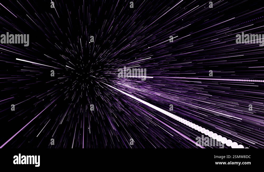 Flying through infinite space of parallel particle tracks Stock Video ...