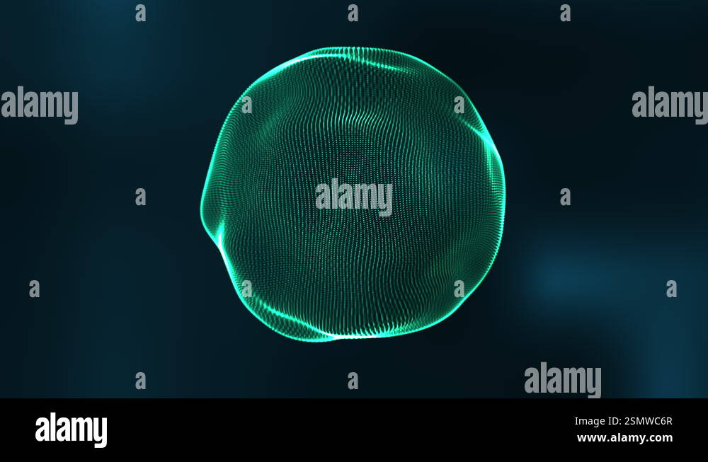Gradient loop animation background in 4k with Turbulent wave lines ...