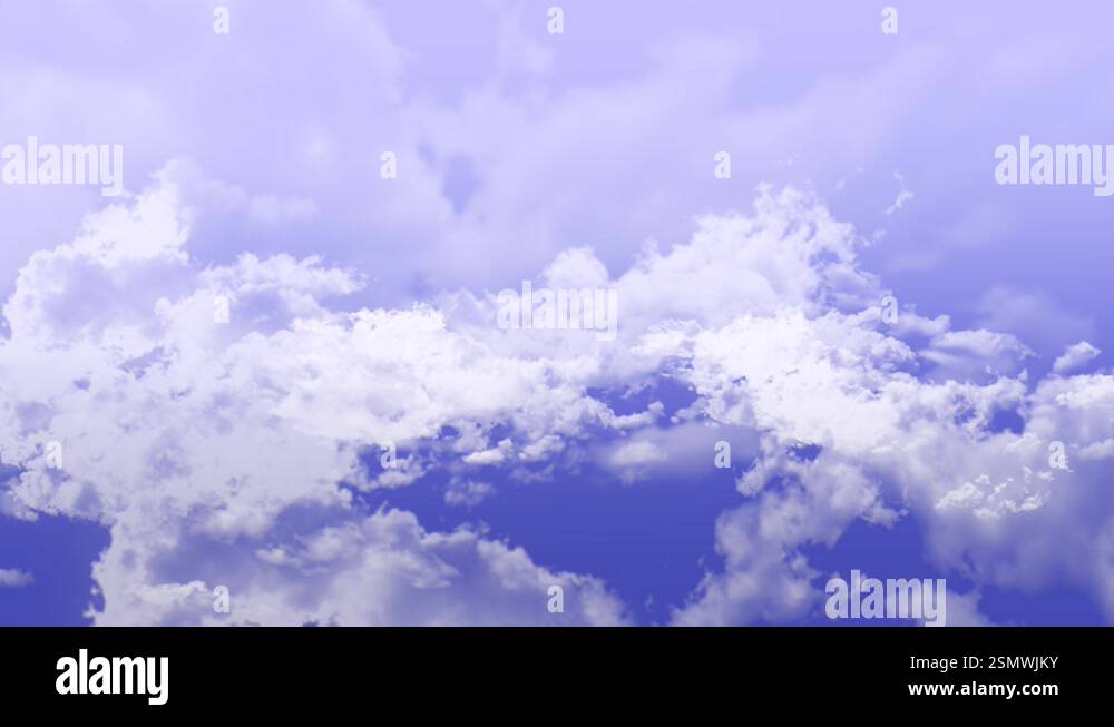 Animated Moving Daytime Clouds in the sky animation background effect ...