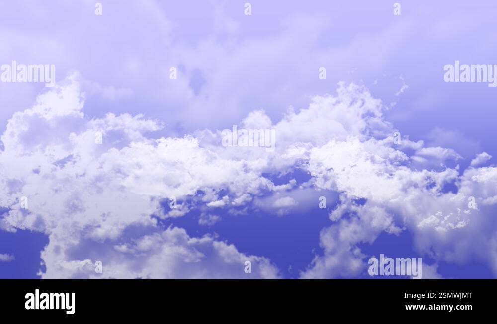 Animated Moving Daytime Clouds in the sky animation background effect ...