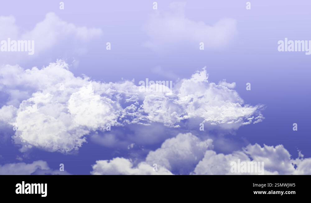 Animated Moving Daytime Clouds in the sky animation background effect ...