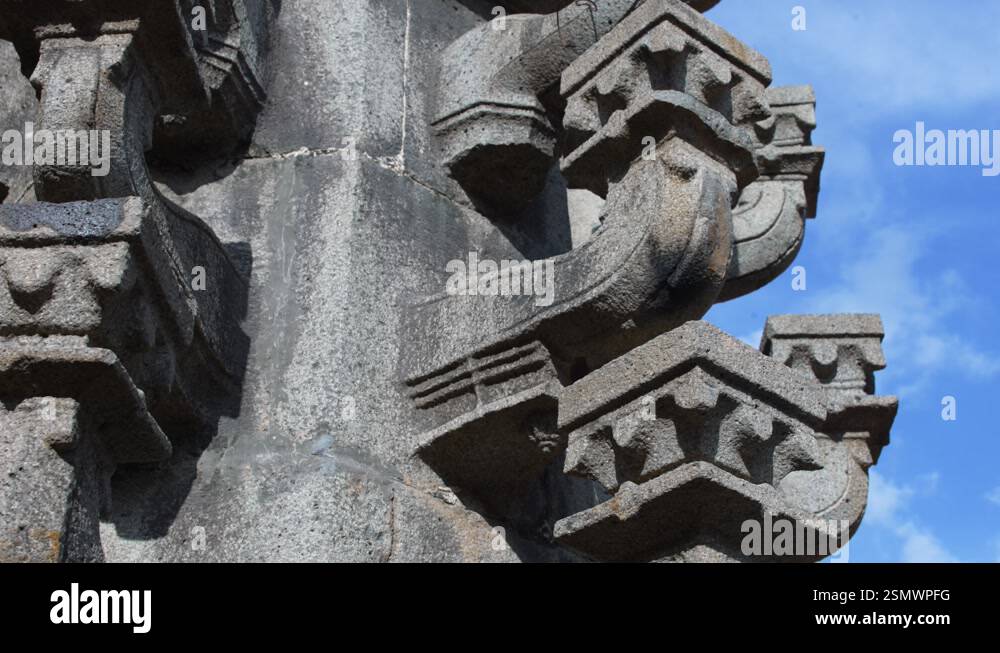 India Maharashtra Pune Purandar Morgaon Ganpati Temple Stock Video ...