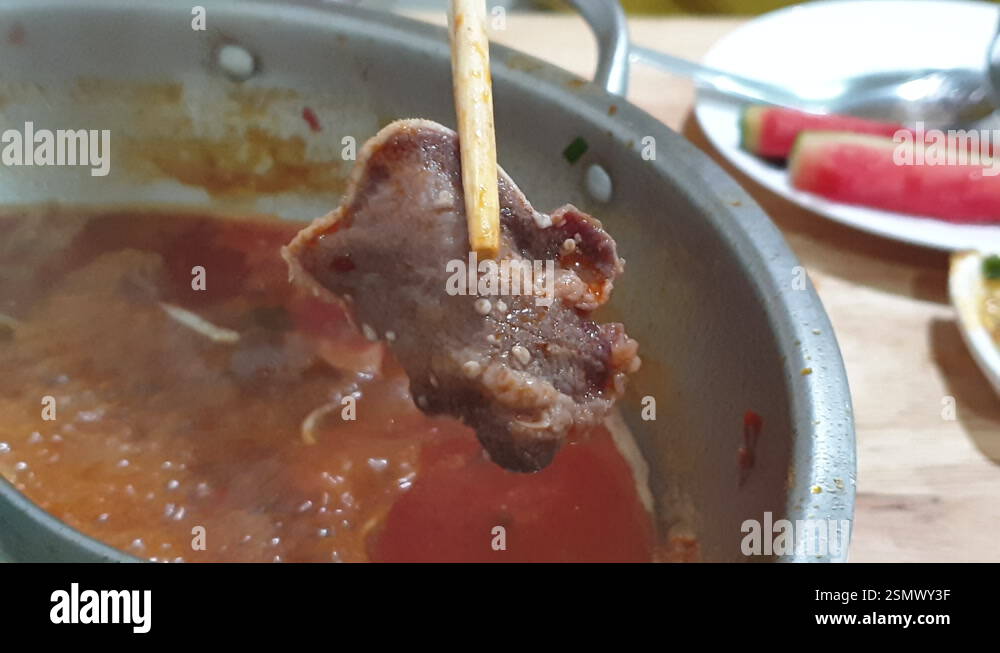 Unhygienic parasite egg in beef meat tapeworm cestoda worm meat at ...