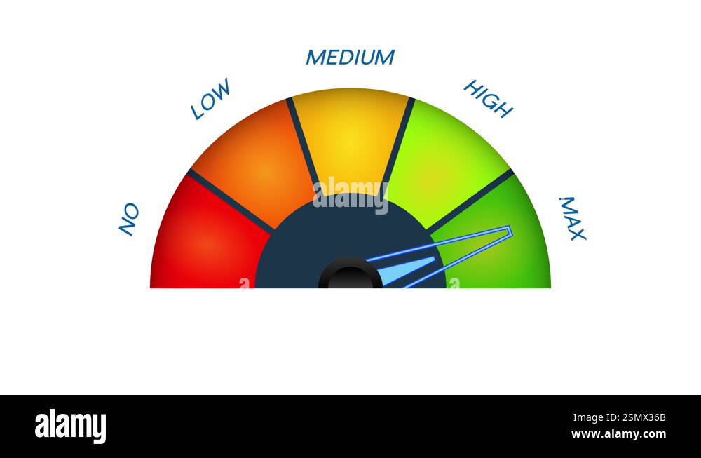 Score meter. Speedometer gauge indicator. Energy efficiency and ...