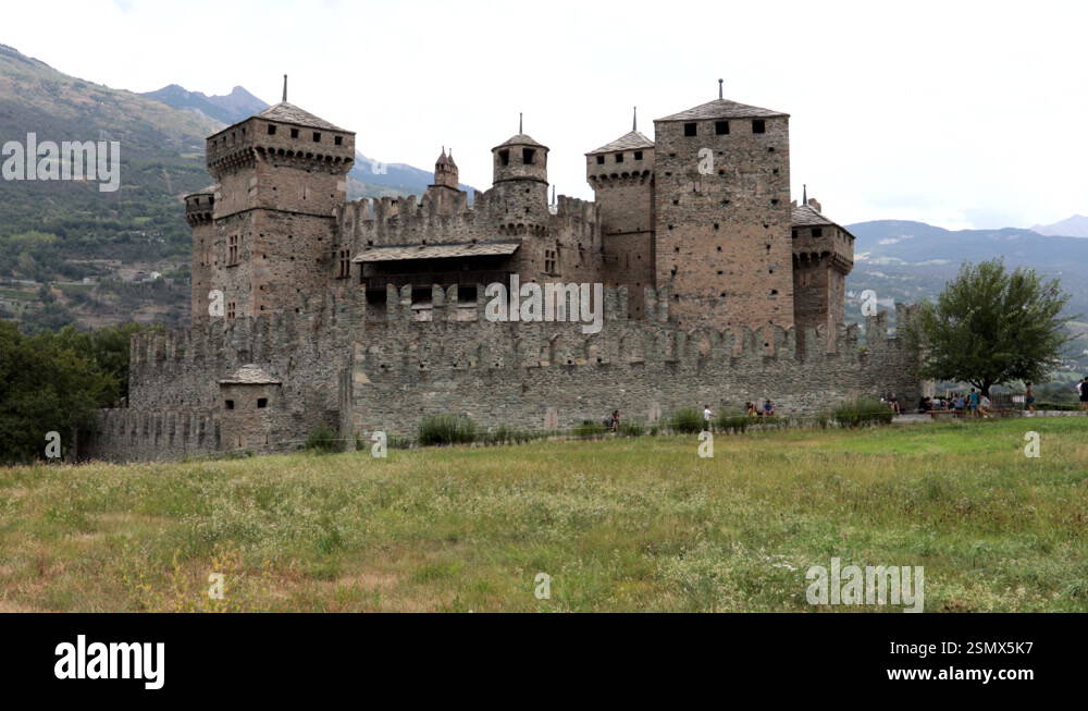 Fénis Castle is one of the most famous medieval manors in the Aosta ...