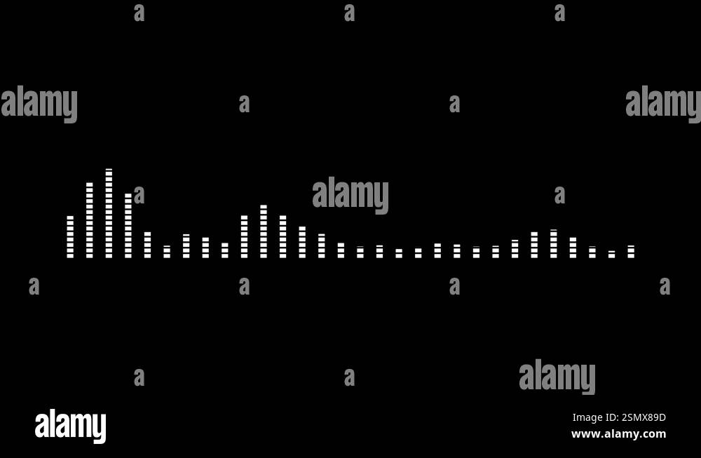 Audio Spectrum Animation. Audio Waveform. Audio Equalizer. Abstract ...