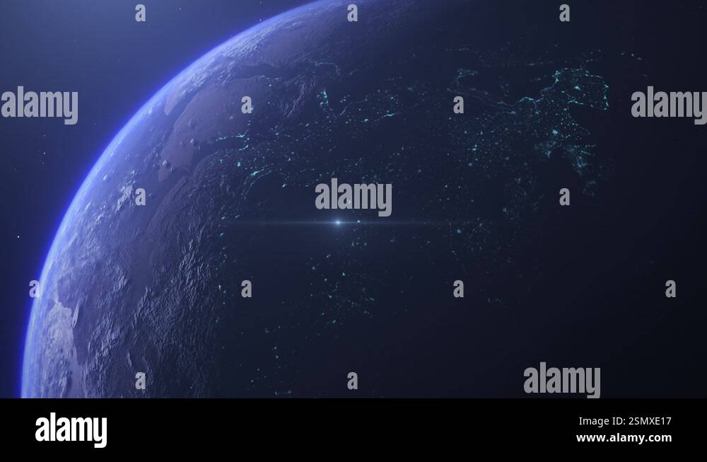 Earth visual background 4k animation Stock Video Footage - Alamy
