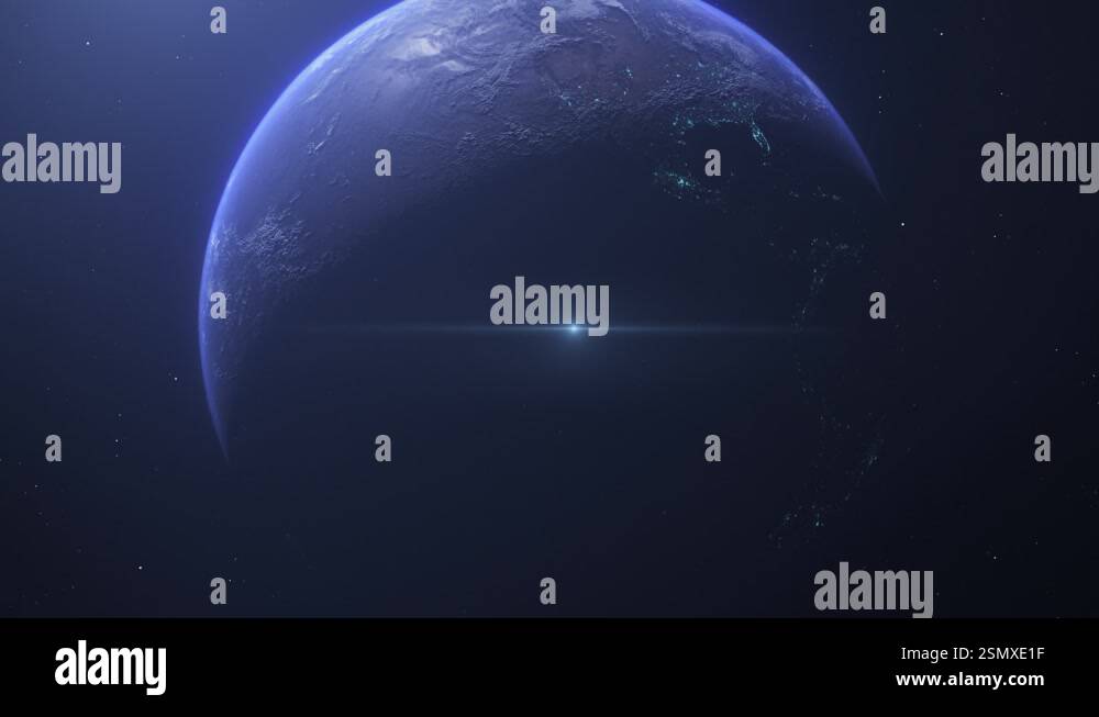Earth visual background 4k animation Stock Video Footage - Alamy