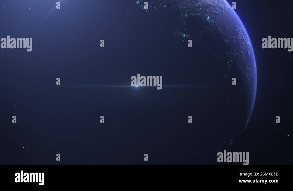 Earth visual background 4k animation Stock Video Footage - Alamy