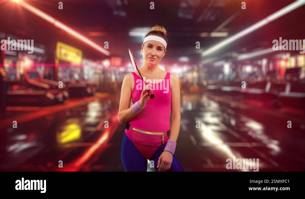 Gym woman racket Stock Videos & Footage - HD and 4K Video Clips - Alamy