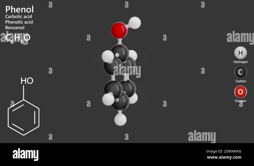 Phenol molecule Stock Videos & Footage - HD and 4K Video Clips - Alamy