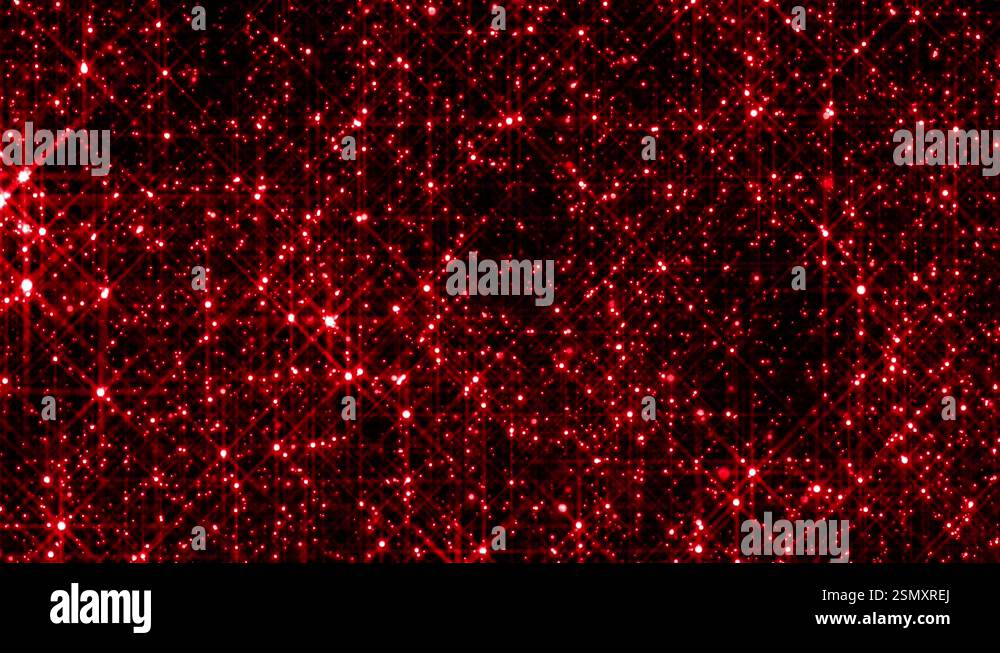 Glittering Red Stars Raining Background Loop Stock Video Footage - Alamy