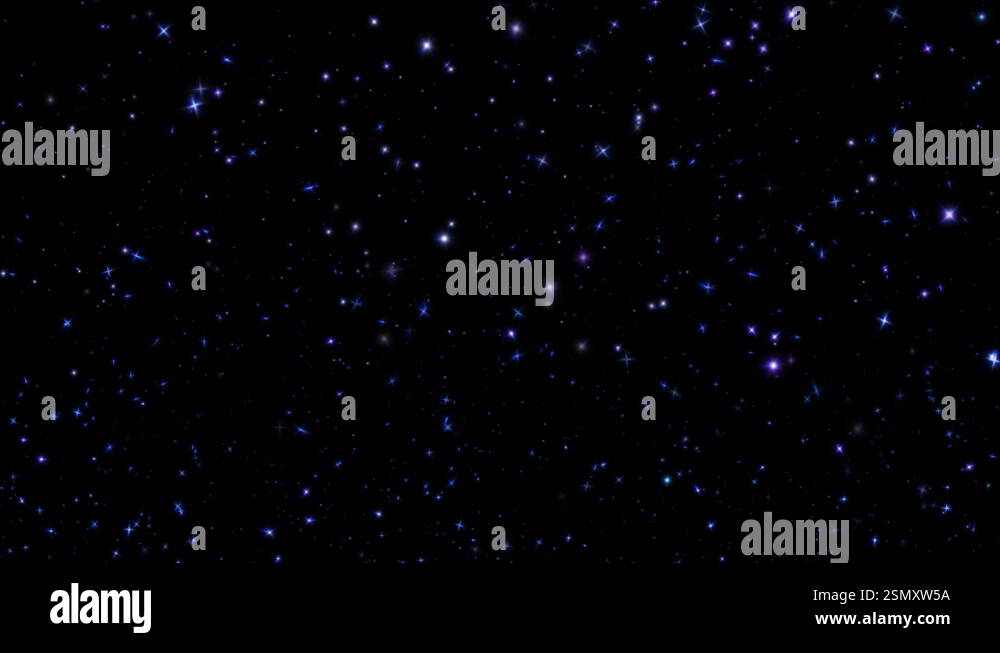 Abstract background loop glow blue star particles flow up Stock Video ...