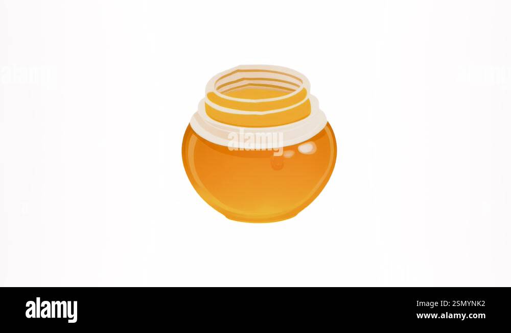 Honey icon animation for motion graphics. Foods on a white background ...