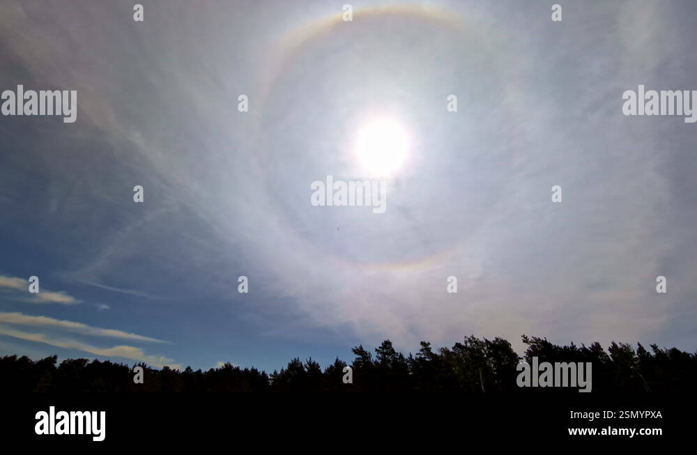 A Breathtaking View of a Sun Halo, an Impressive Optical Phenomenon ...